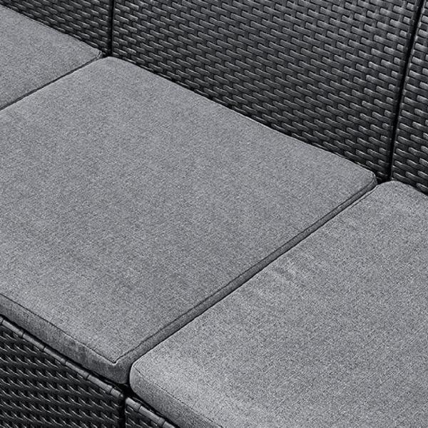 SALA DE JARDIN EMMA PARA 5 PERSONAS GRAFITO | The Home Depot México