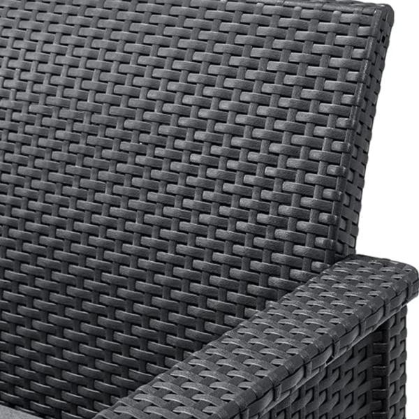 SALA DE JARDIN EMMA PARA 5 PERSONAS GRAFITO | The Home Depot México