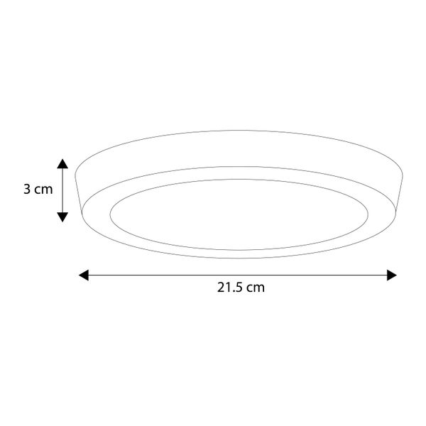 SET DE 4 LÁMPARAS DE TECHO 18 W BLANCO | The Home Depot México