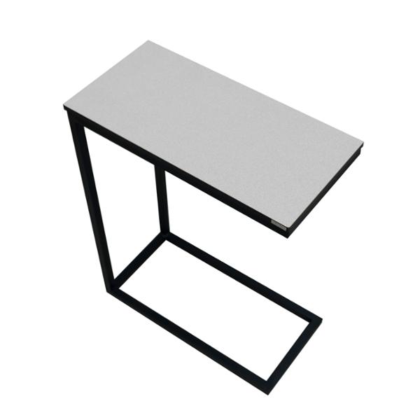 MESA AUXILIAR AKKO WHITE NÉBULA 60 CM DE ACERO Y CUBIERTA DE HPL | The ...