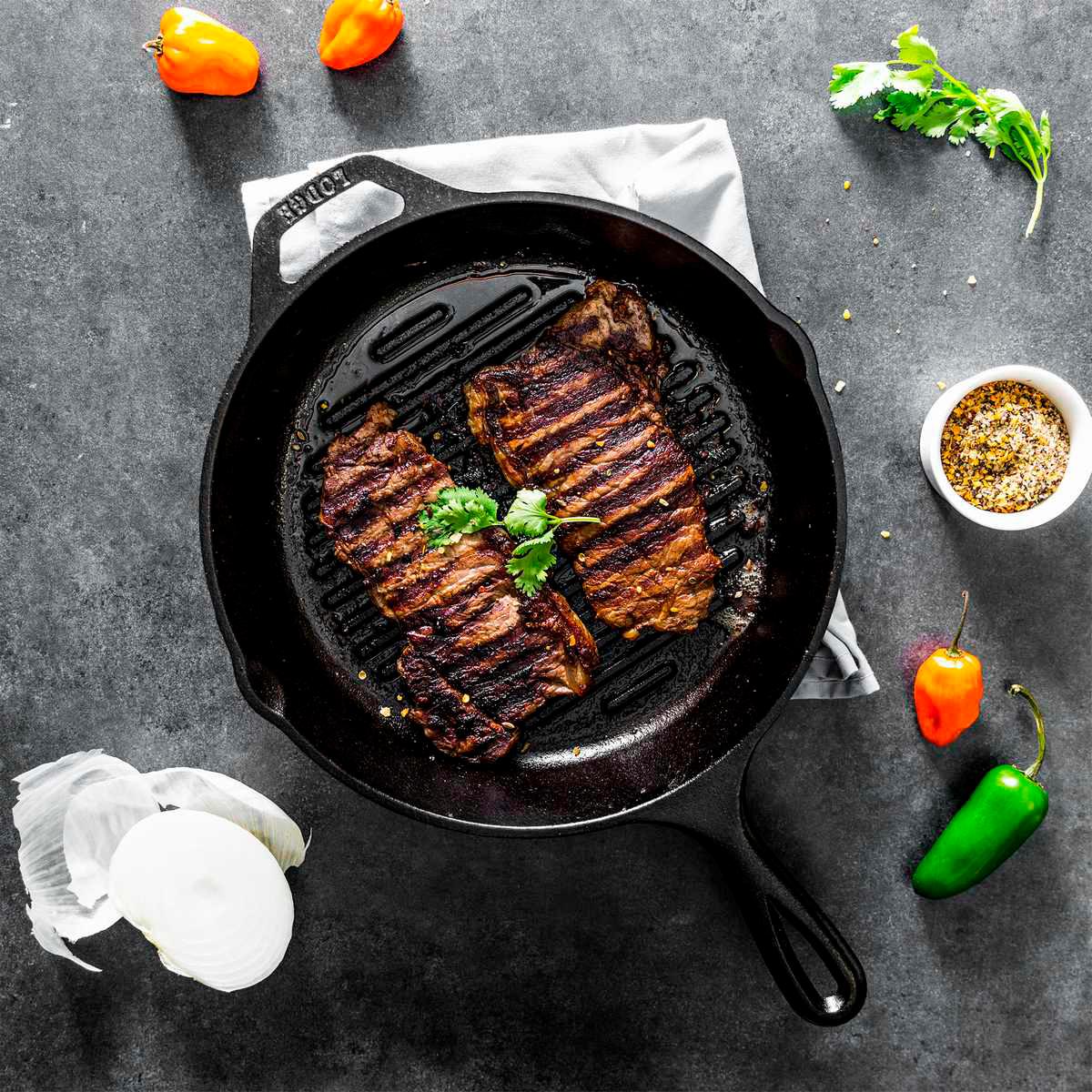 SARTÉN GRILL REDONDO HF NEGRO 26CM LODGE | The Home Depot México ...