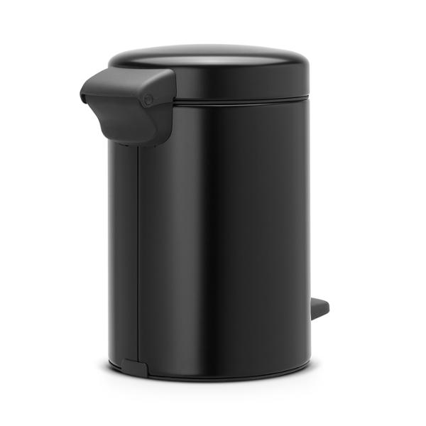BOTE BASURA NEWI PEDAL MATE NEGRO 3 L BRABANTIA | The Home Depot México