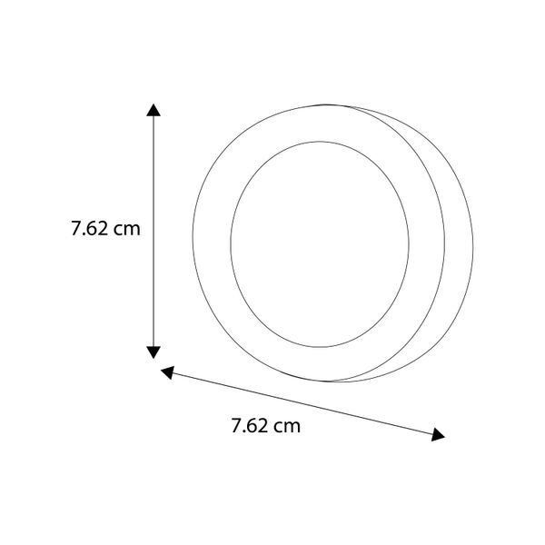 LÁMPARA DE DISCO LED 7.62 X 7.62 X 1.98 CM BLANCO 2 PIEZAS | The Home ...