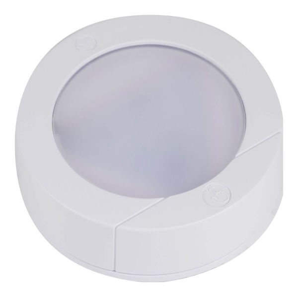 LÁMPARA DE DISCO LED 7.62 X 7.62 X 1.98 CM BLANCO 2 PIEZAS | The Home ...