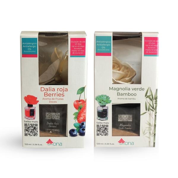 PACK 2 FLOR 120 ML FRUTOS ROJOS Y BAMBU | The Home Depot México