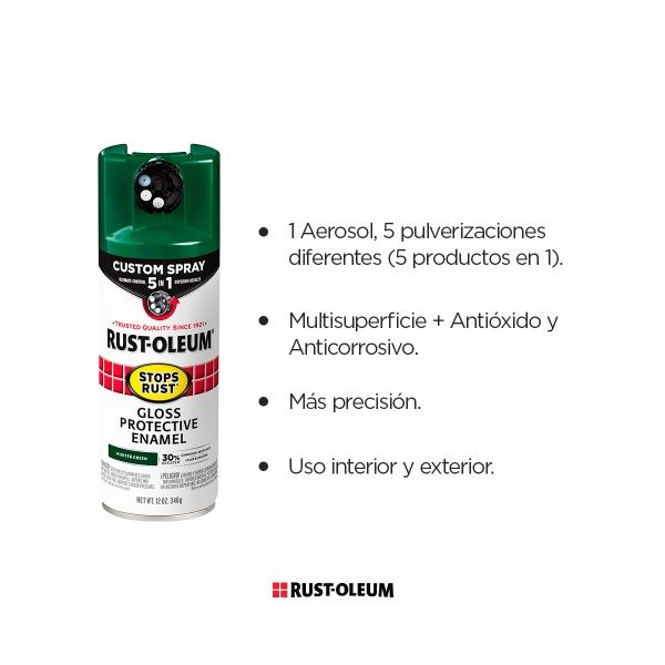 STOP RUST 5 EN 1 VERDE OBSCURO BRILLANTE | The Home Depot México ...