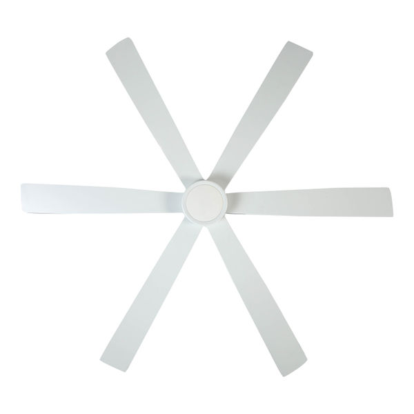 VENTILADOR DE TECHO ASHBURROW 52\" MODERNO CON LED INTEGRADO BLANCO ...