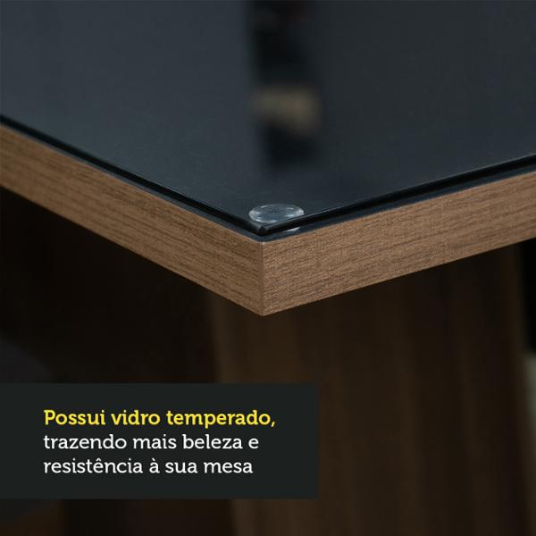 MESA 6 SILLAS NEGRO MADESA | The Home Depot México