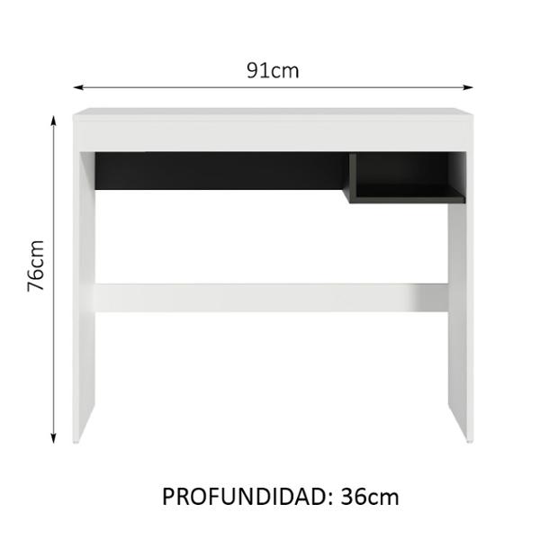 ESCRITORIO RUBI MADESA 1 NICHO BLANCO | The Home Depot México