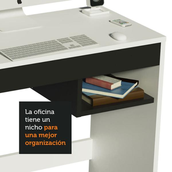 ESCRITORIO RUBI MADESA 1 NICHO BLANCO | The Home Depot México