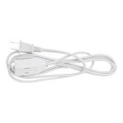 KIT MULTICONTACTO CON EXTENSIÓN TEJIDA BLANCA | The Home Depot México