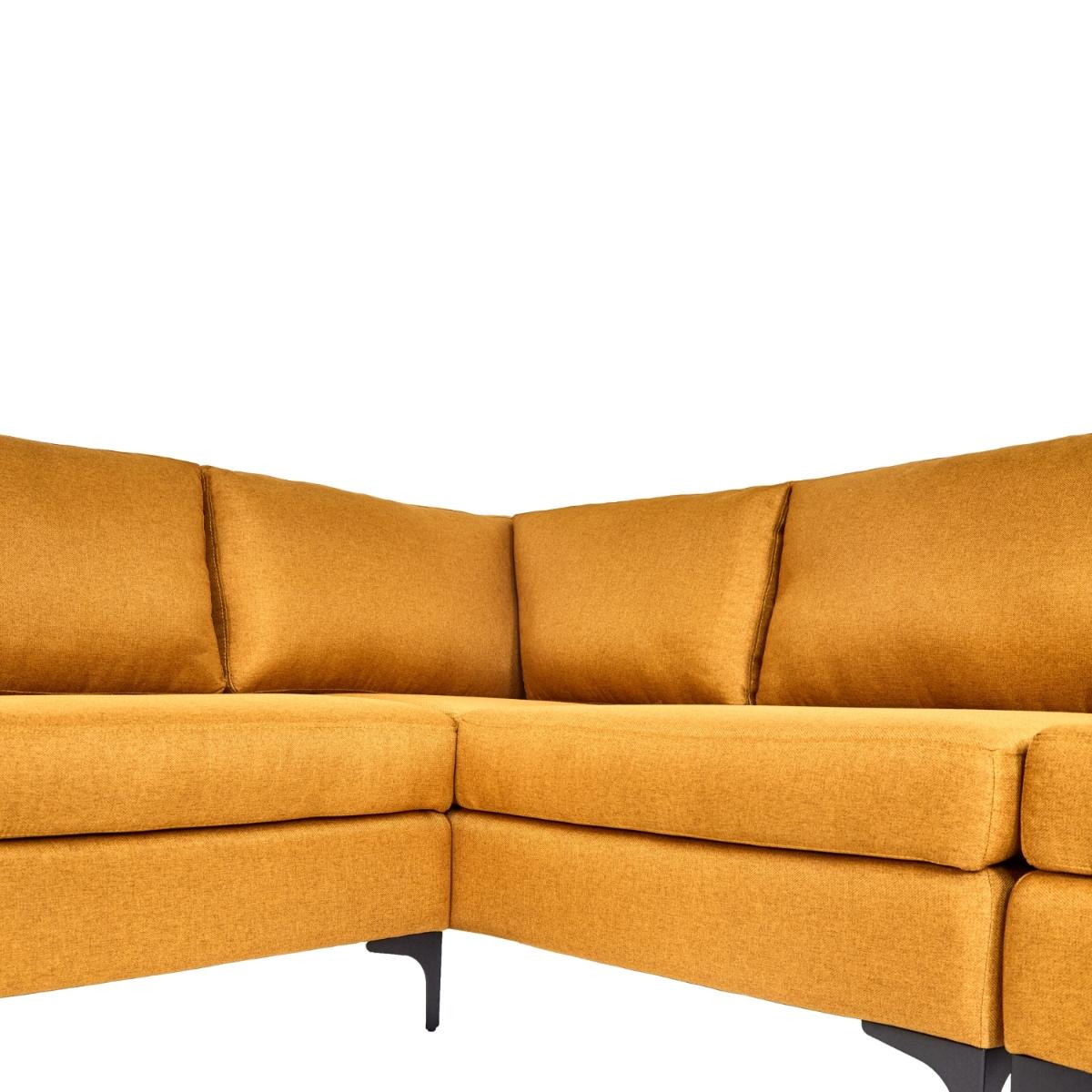 SOFÁ EN ESCUADRA LADO DERECHO COLOR MOSTAZA | The Home Depot México ...