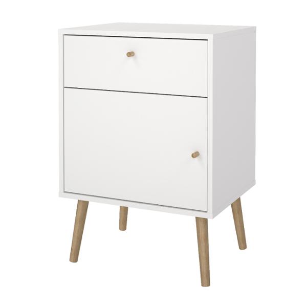 BURÓ BODO - BLANCO Y ROBLE | The Home Depot México