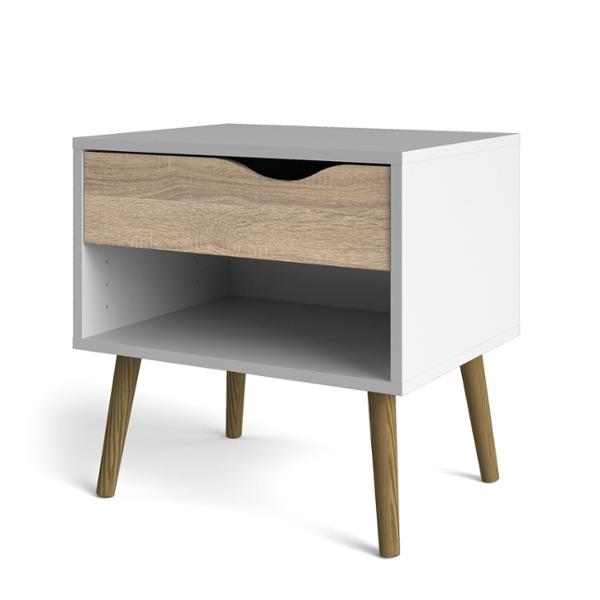 BURO OSLO BLANCO/ROBLE | The Home Depot México