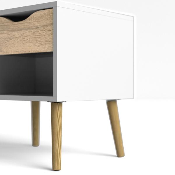 BURO OSLO BLANCO/ROBLE | The Home Depot México