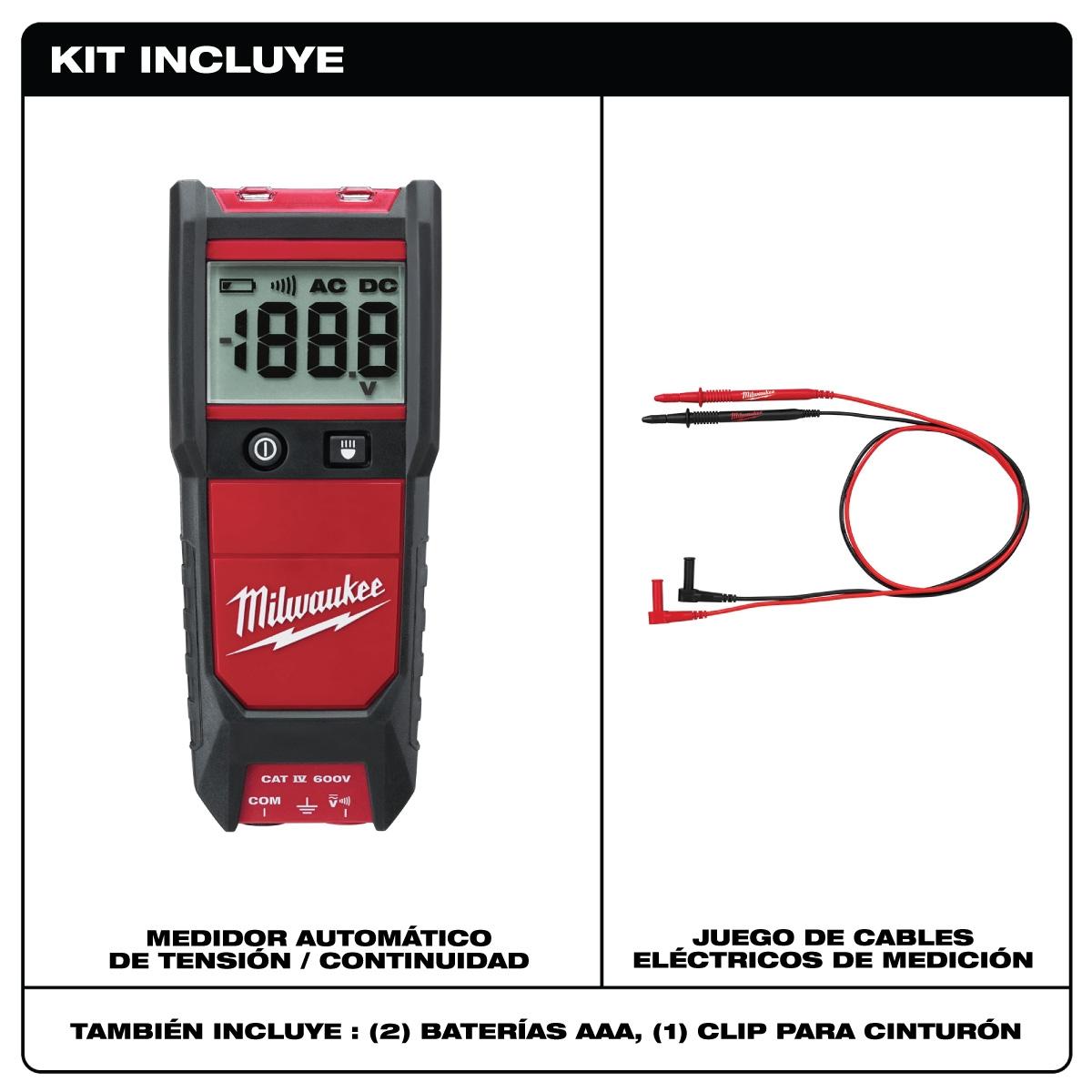 MILWAUKEE DETECTOR DE VOLTAJE 600V AC/DC | The Home Depot México ...