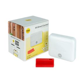 KIT SMART CONNECT MOD + HUB YALE PLÁSTICO BLANCO | The Home Depot ...