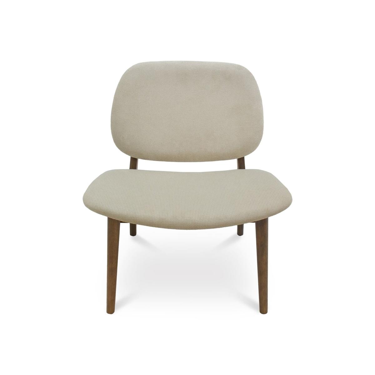 SILLÓN TELA BEIGE NOGAL CUARENTA Y NUEVE | The Home Depot México ...