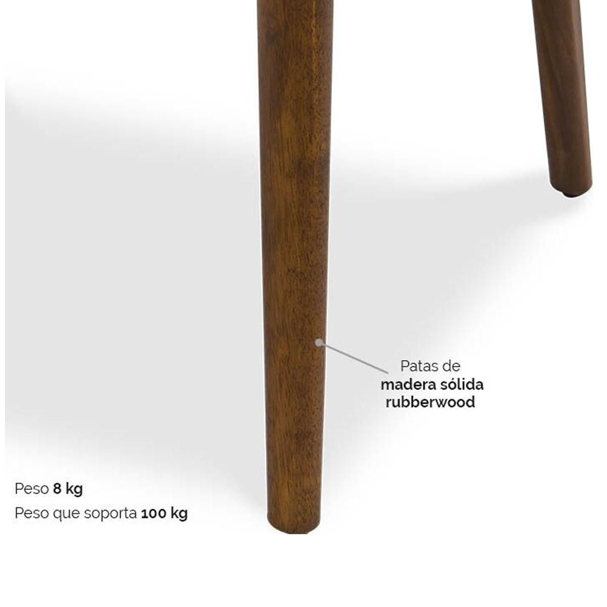 SILLÓN TELA BEIGE NOGAL CUARENTA Y NUEVE | The Home Depot México ...