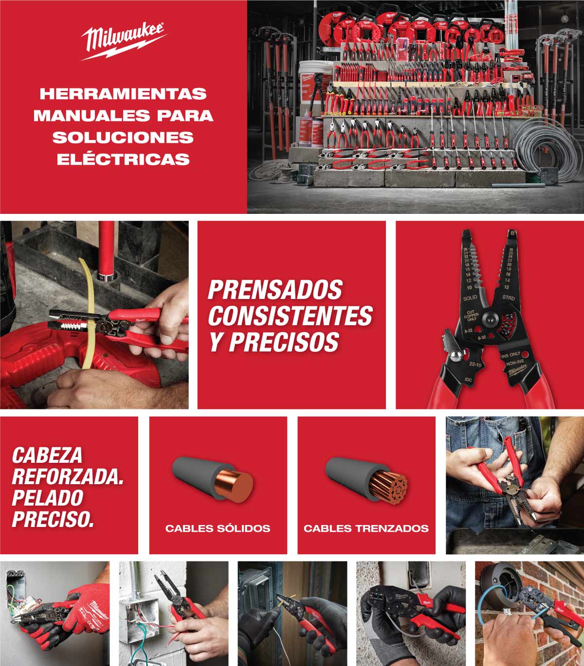 PINZA PELACABLES / CORTADOR MULTIUSOS 1028 AWG MILWAUKEE | The Home ...