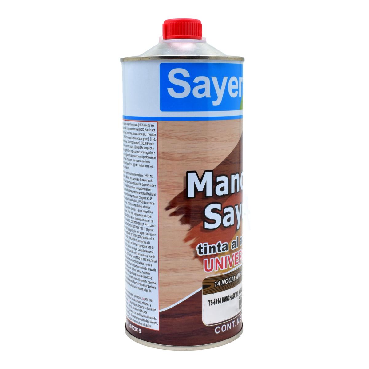 TINTA AL ACEITE SAYER PARA MADERA NOGAL AMERICANO 1 L | The Home Depot ...