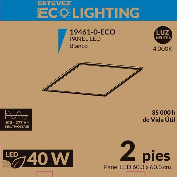 PANEL LED ECO 60.3 X 60.3 CM BLANCO | The Home Depot México - Ventas a ...