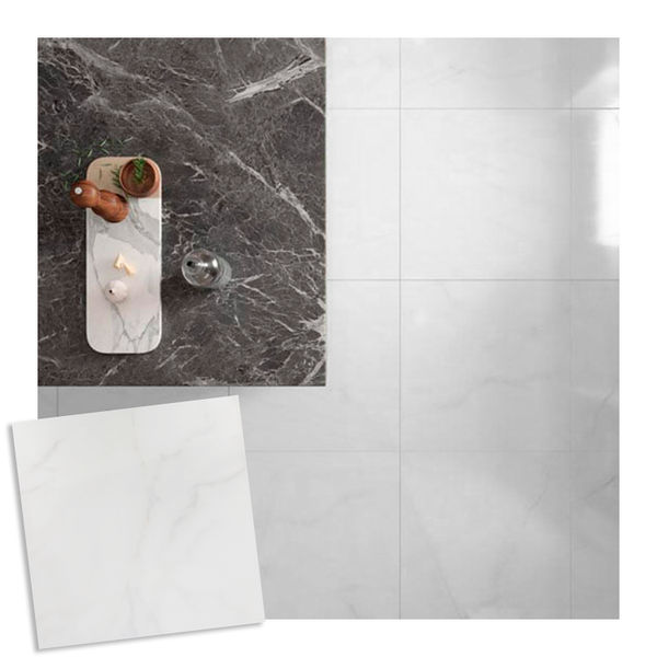 PISO GRES ALHENA BIANCO 60 X 60 CM CAJA CON 1.44 M2 | The Home Depot México