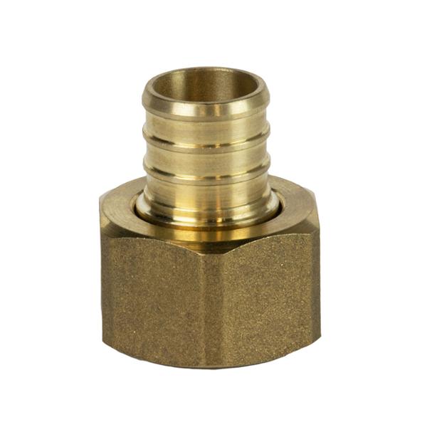 COPLE ESPIGA LATÓN CON TUERCA 3/4 X 3/4 FNPT | The Home Depot México