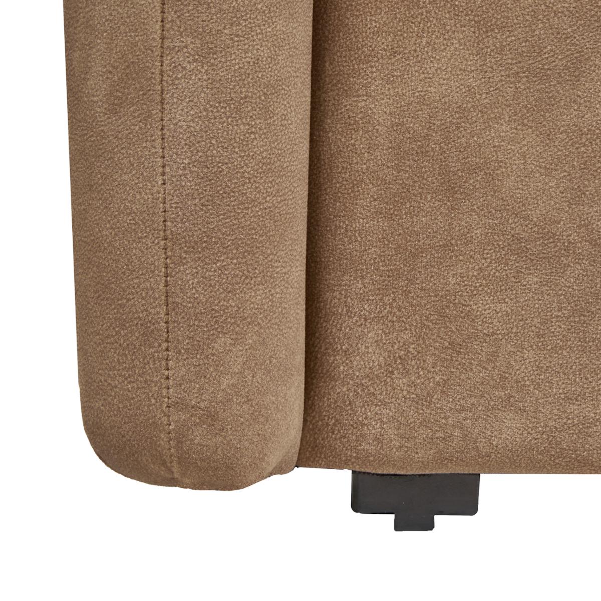 Sillón Individual Tapizado en Tela Premium Café Plomo. Estructura de ...