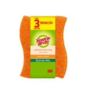 FIBRA SCOTH BRITE CERO RAYAS 3 PACK | The Home Depot México