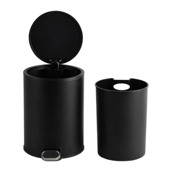 BOTE DE BASURA 6L NEGRO | The Home Depot México