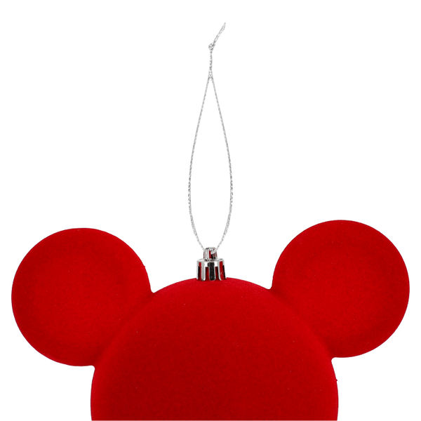 ESFERA NAVIDEÑA DISNEY CABEZA MICKEY MOUSE ROJO 12.5 x 16 CM | The Home ...