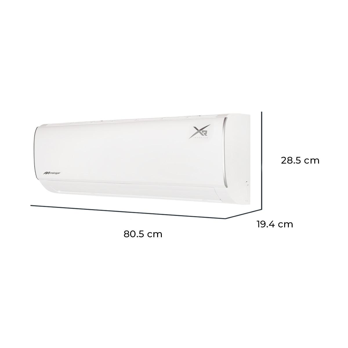 MINISPLIT MIRAGE INVERTER XR 1 TONELADA 110 V FRÍO Y CALOR | The Home ...