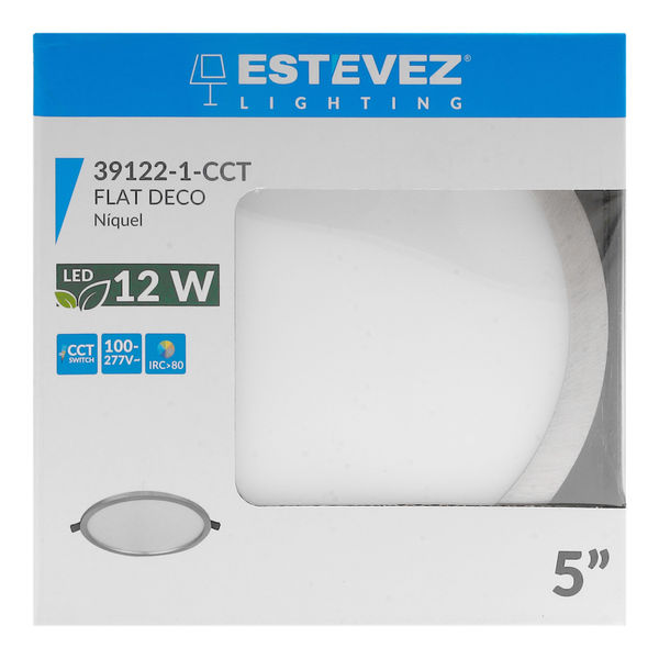 EMPOTRADO FLAT DECO 5PG LED CCT 12W | The Home Depot México