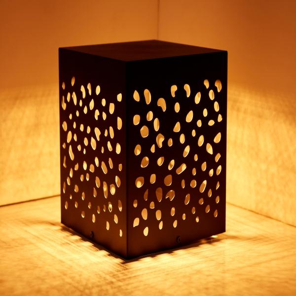 LÁMPARA DE EXTERIOR LED SOBREPONER EN PISO TIPO BOLARDO LED COLOR NEGRO ...