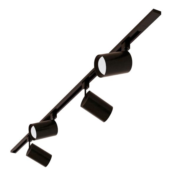 ILUMINACION DE RIEL, 2 MTS, DISEÑO MINIMALISTA Y MODERNO, NEGRO, LUZ ...