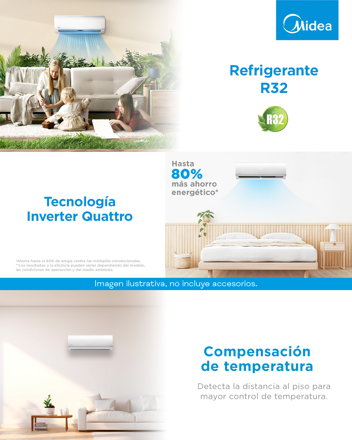 MINISPLIT INVERTER ECOSAVER32 DE 2 TONELADAS FRÍO/CALOR 220V | The Home ...