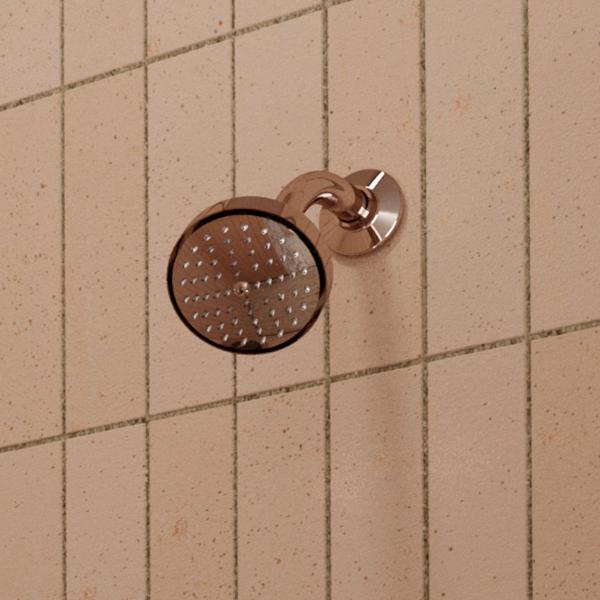 REGADERA EXPLORA DE CHORRO FIJO SISTEMA ANTICALCÁREO EN ACABADO ROSA ...