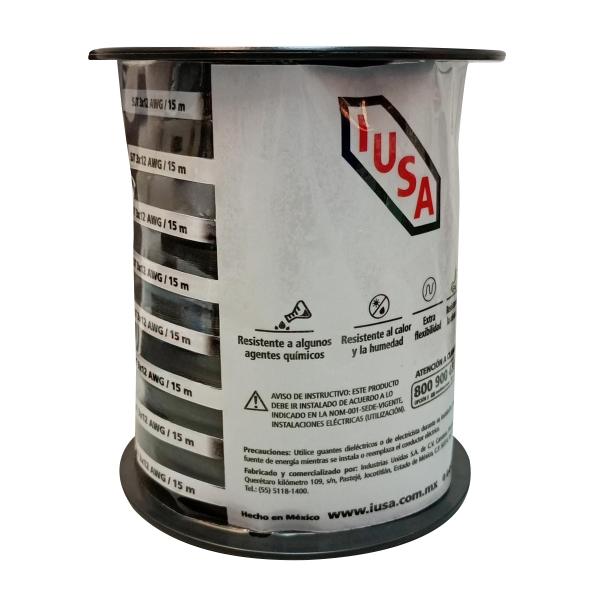 CABLE SJT USO RUDO 3X12 AWG CARRETE 15 METROS IUSA | The Home Depot México