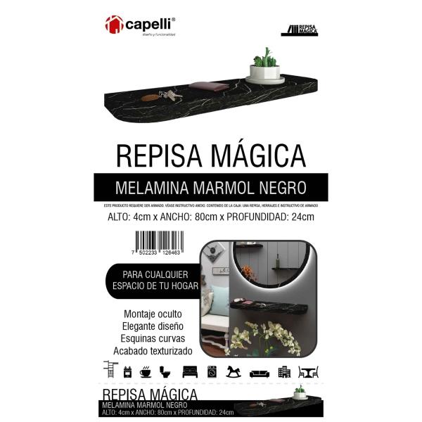 REPISA MÁGICA MÁRMOL NEGRO | The Home Depot México