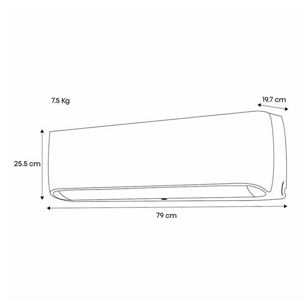 MINISPLIT HISENSE 1T BLANCO SÓLO FRÍO 110V | The Home Depot México ...
