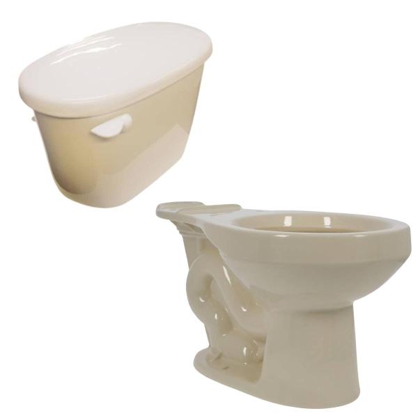 SANITARIO DICA 2 PIEZAS REDONDO 4.8 L HUESO | The Home Depot México