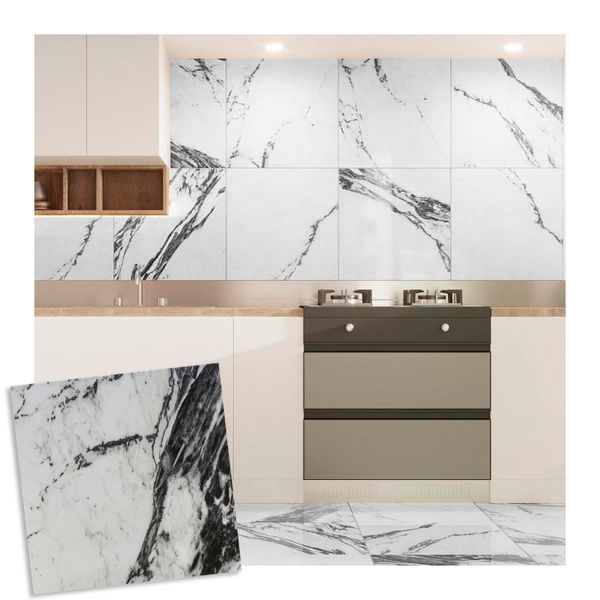 PISO CERÁMICO ARIETTA 60.5 X 60.5 NATURAL BRILLANTE | The Home Depot México