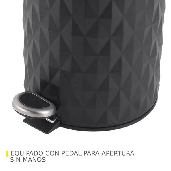 BOTE DE BASURA PRISM 5L NEGRO | The Home Depot México