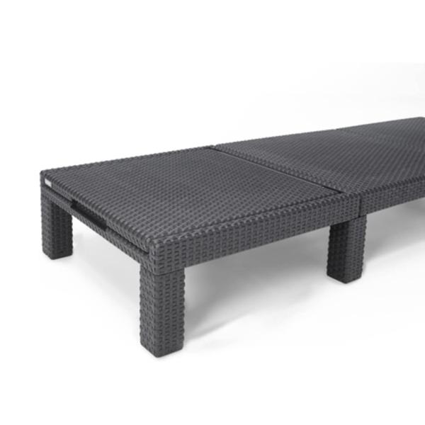 CAMASTRO DAYTONA CON COLCHON TEXTURA RATAN COLOR GRIS GRAFITO | The ...