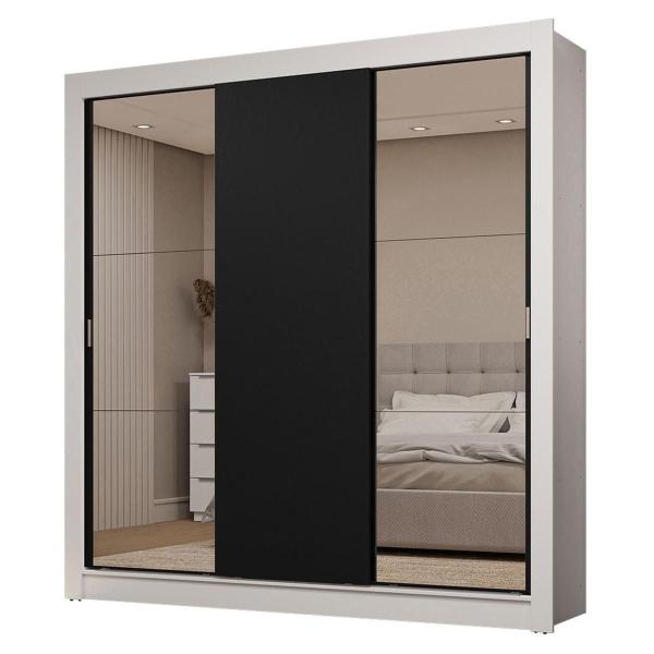 ROPERO CLÓSET MADESA 3 PUERTAS 2 ESPEJOS BN 01 | The Home Depot México