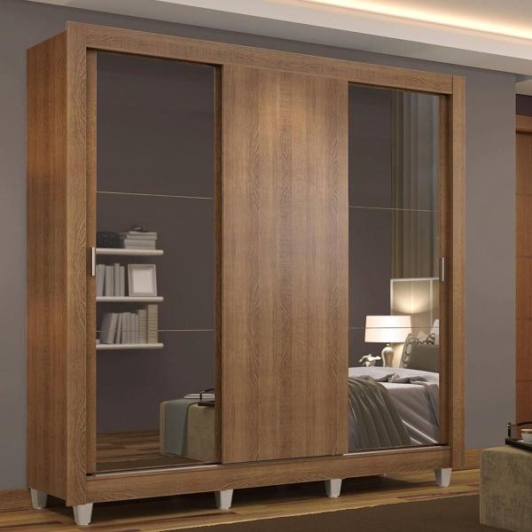 ROPERO MADESA MÓNACO 3 PUERTAS CORREDIZAS PIES MARRÓN | The Home Depot ...