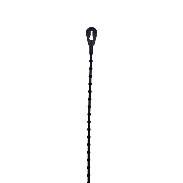 CINCHO SUJETACABLE DE NYLON DE BOLITAS NEGRO REUSABLE | The Home Depot ...
