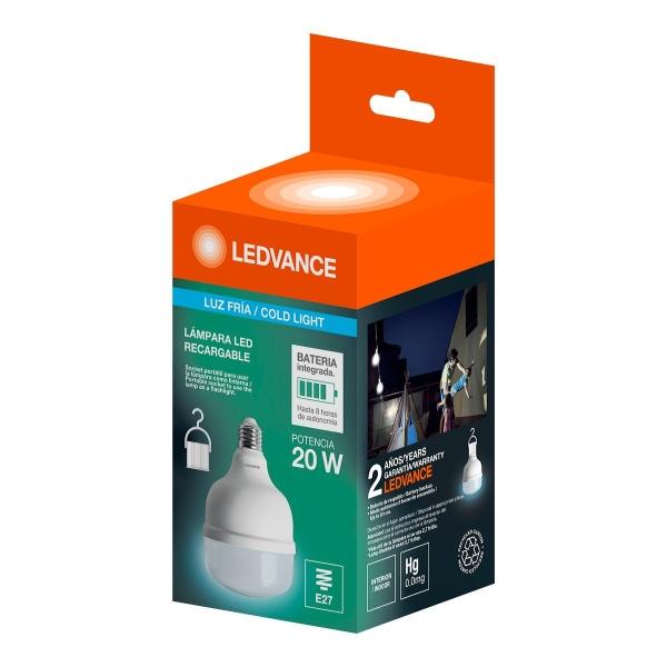 FOCO LEDVANCE ALTA POTENCIA EMERGENCIA BATERIA DE 3HRS 20W E27 | The ...