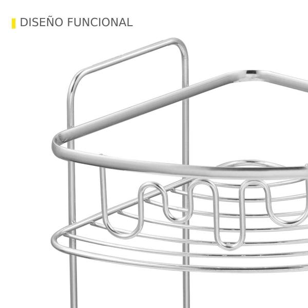ORGANIZADOR PARA BAÑO ESQUINERO 2 NIVELES | The Home Depot México